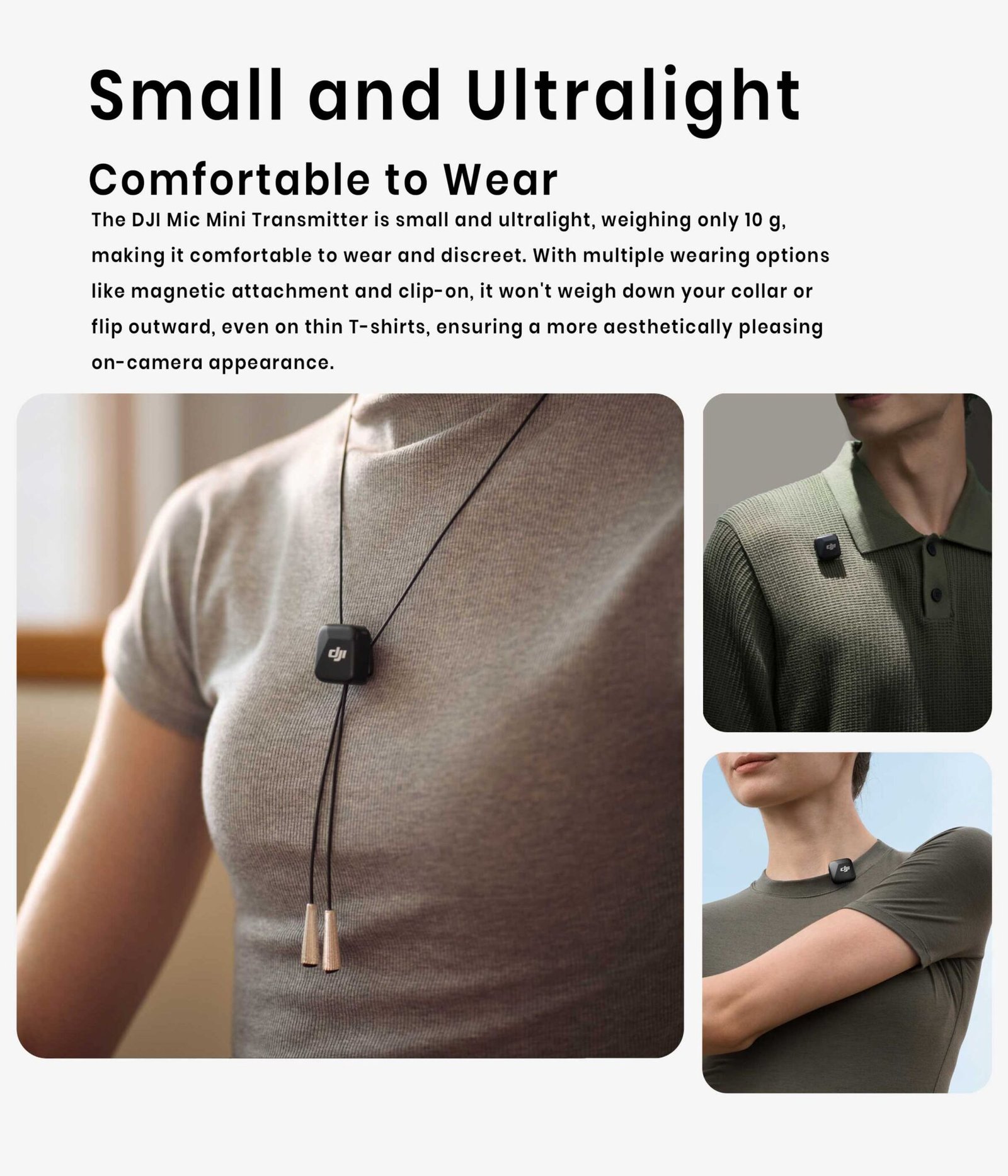 DJI Mic Mini – Compact Wireless Microphone for Crisp Audio
