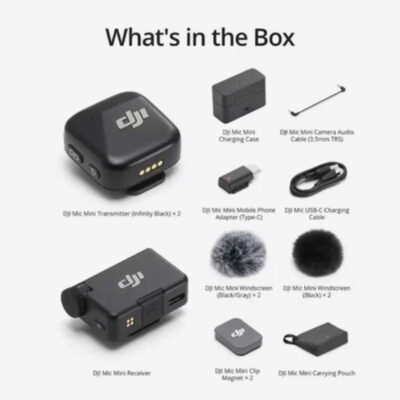 DJI Mic Mini – Compact Wireless Microphone for Crisp Audio