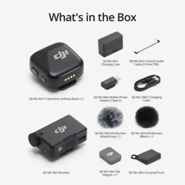 DJI MIC 2 (2TX + 1RX) 2024 Version, Dual Transmitter – djidronestore.in